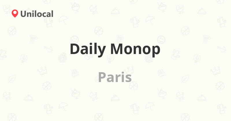 Daily Monop – Paris, 35 boulevard Malesherbes (2 avis, adresse et ... Daily Monop – Paris, 35 boulevard Malesherbes (2 avis, adresse et ...